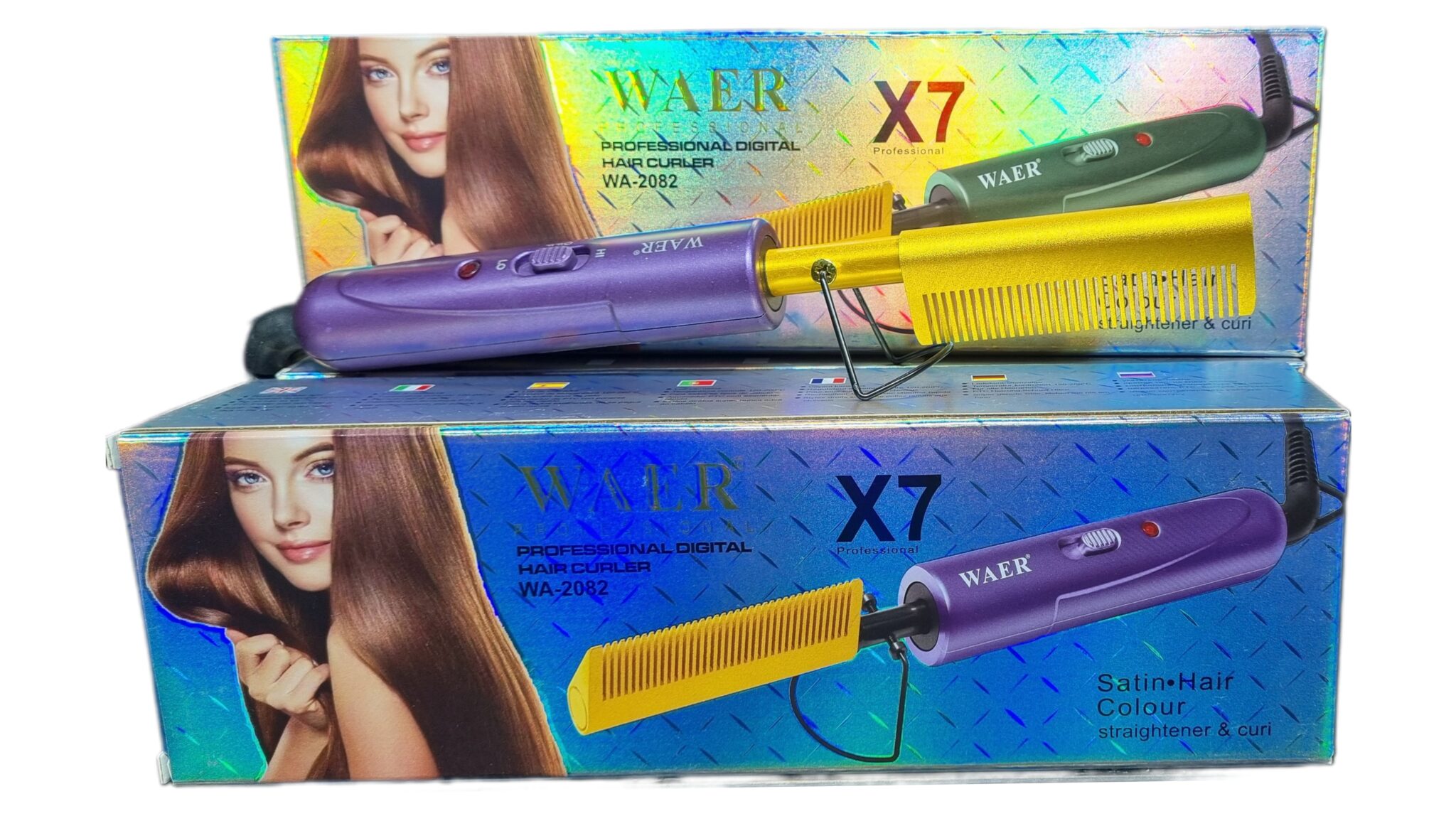 Waer Hot Comb | Professional Digital Hair Curler - My Hairven Beauty Supply